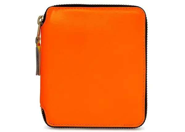 Comme Des Garçons Sa2100sf New Super Fluo Wallet - Orange