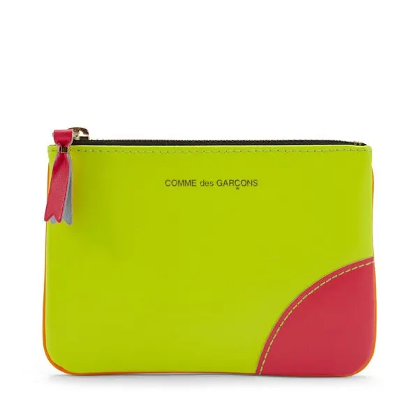 Comme Des Garçons Sa8100sf New Super Fluo Wallet - Yellow/orange