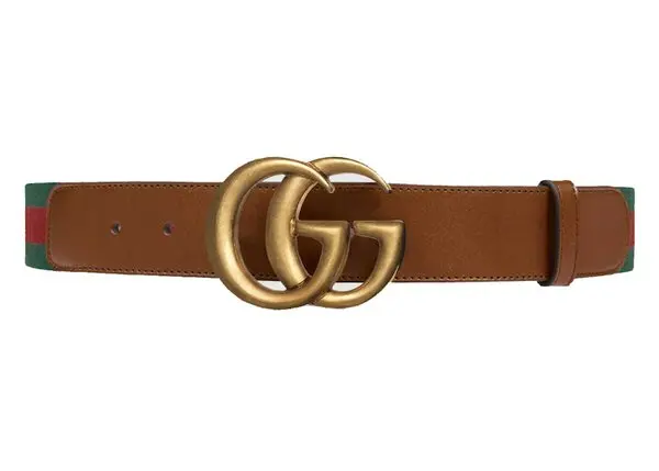 Gucci Web Belt With Double G Buckle