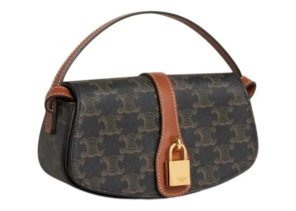 Celine Tabou Triomphe Clutch On Strap