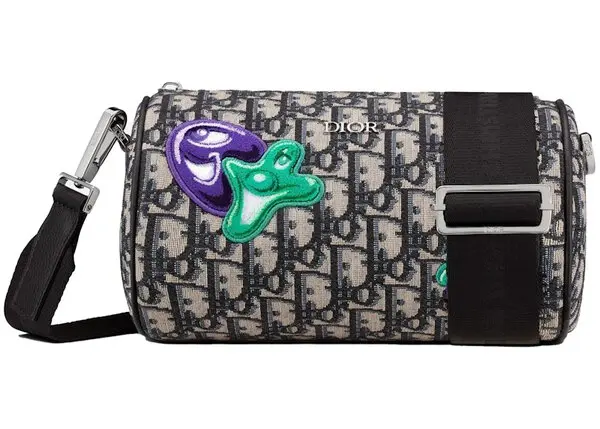 Dior X Kenny Scharf Roller Messenger Bag