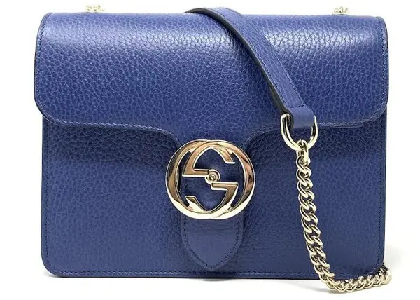 Gucci Interlocking G Shoulder Bag - Blue