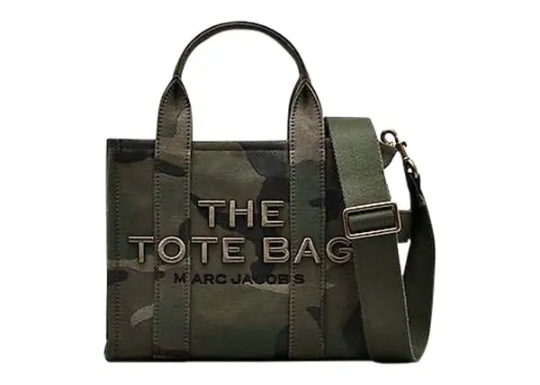 Marc Jacobs The Camo Jacquard Small Tote Bag - Green