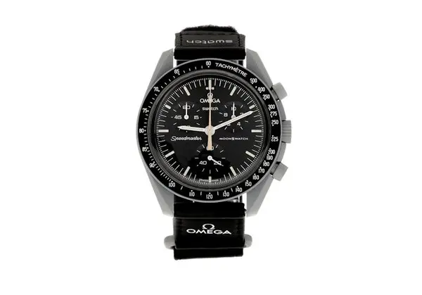 SWATCH X Omega Moonswatch Mission To Moonshine Gold Chronograph Watch - Bioceramic