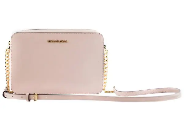 Michael Kors Jet Set East West Crossbody Bag Large - Powder Blush