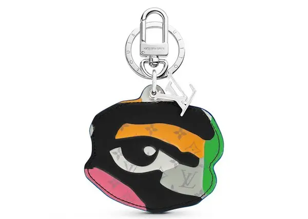 LOUIS VUITTON Portrait Figurine Key Holder And Bag Charm