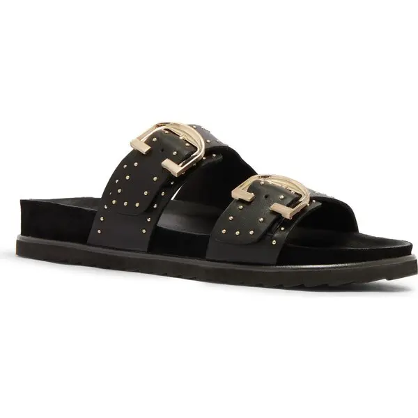 FRANKIE4 Deon Buckle Sandal - Black Stud