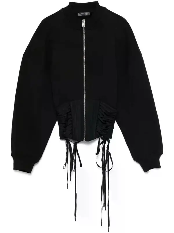 MUGLER Laced Corset Sweatshirt
