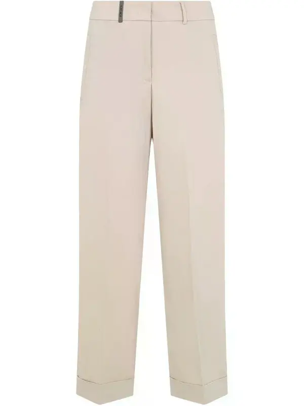 Peserico Straight Trousers - Neutrals
