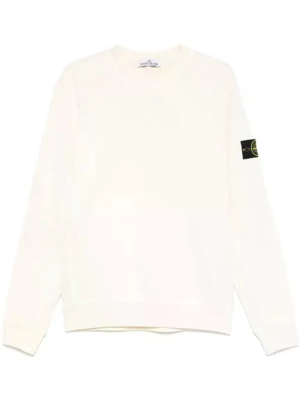 Stone Island Compass-badge Sweatshirt - White