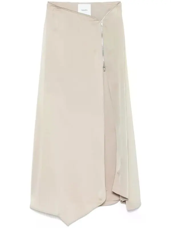 Nanushka Zella Maxi Skirt - Neutrals