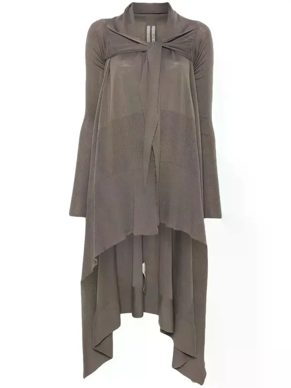 Rick Owens Tied Wrap Coat - Grey