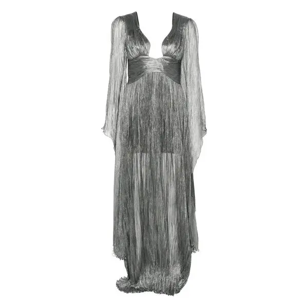 MARIA LUCIA HOHAN Catia Bosco Gown - Silver