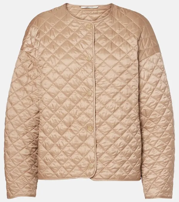 Max Mara Luci Quilted Padded Jacket - Beige