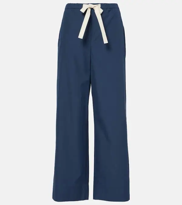 Max Mara Argento Wide-leg Pants - Blue