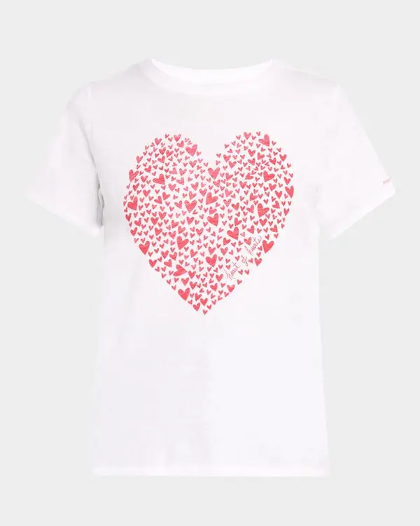 Cinq À Sept Heart Of Hearts Graphic Tee - Whiterose