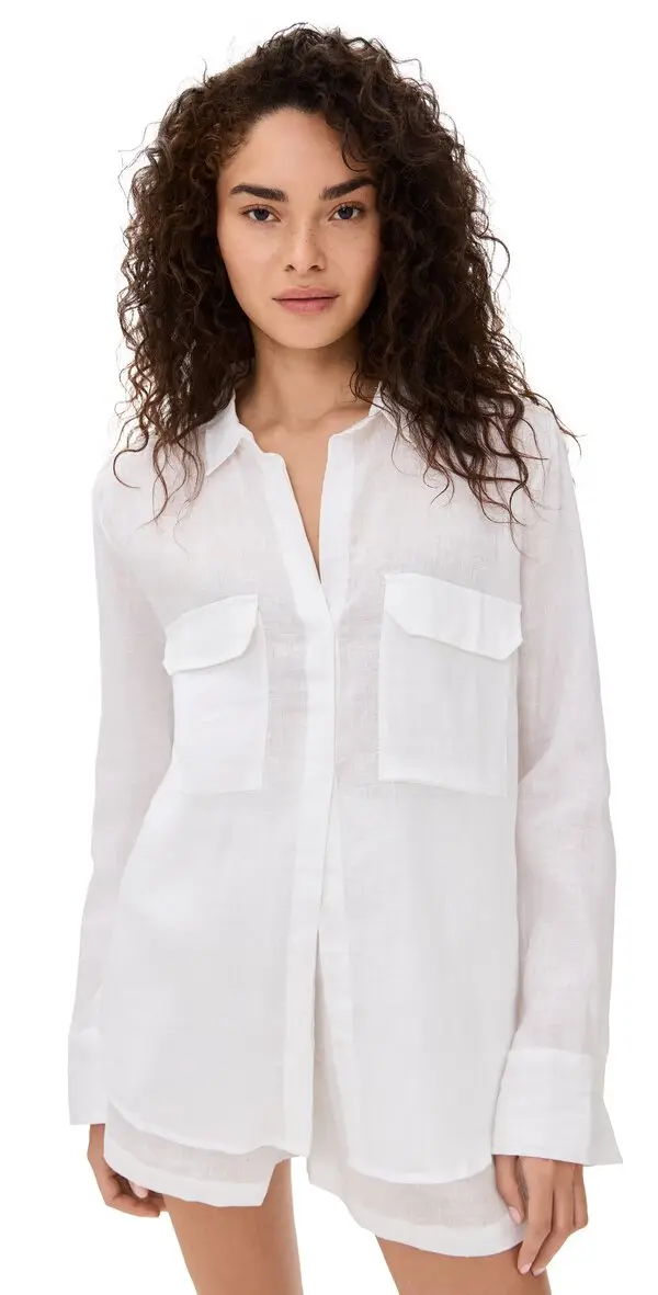 Mikoh Mentawai Linen Top