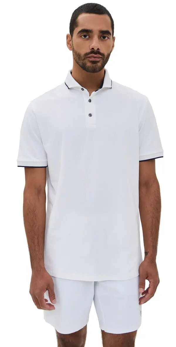 Greyson Performance Tech Pique Polo - Arctic