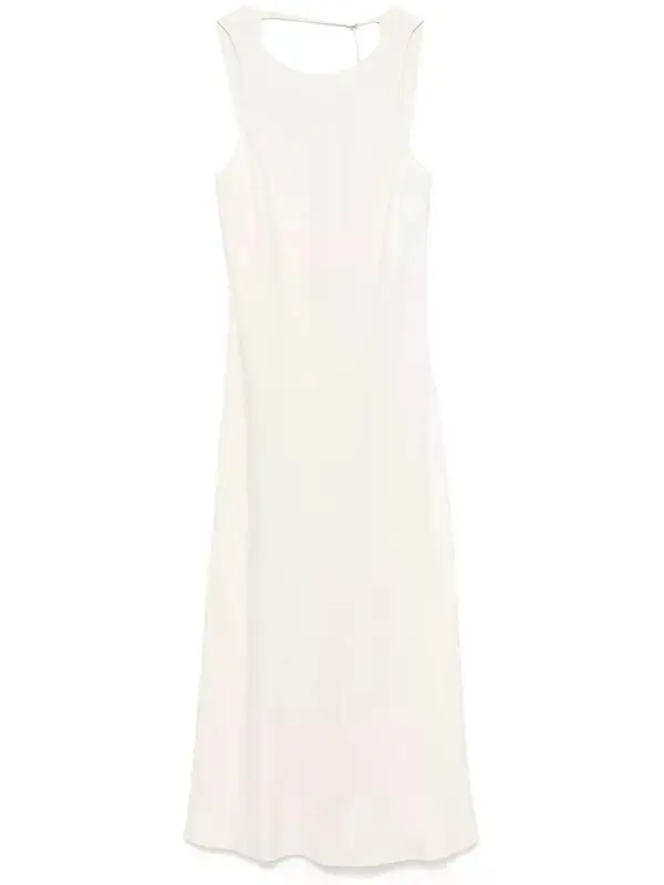 Patrizia Pepe Sleeveless Midi Dress - White