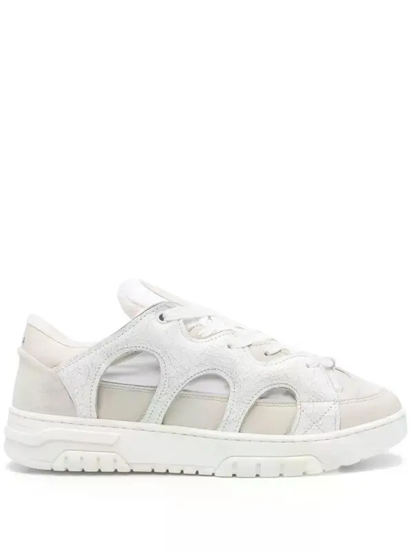 SANTHA Lace-up Sneakers - White