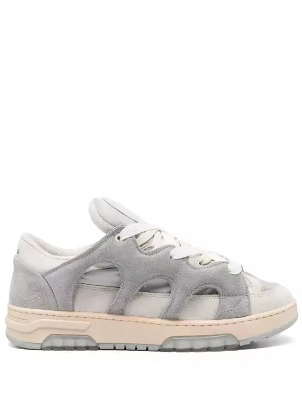 SANTHA Lace-up Sneakers - Grey