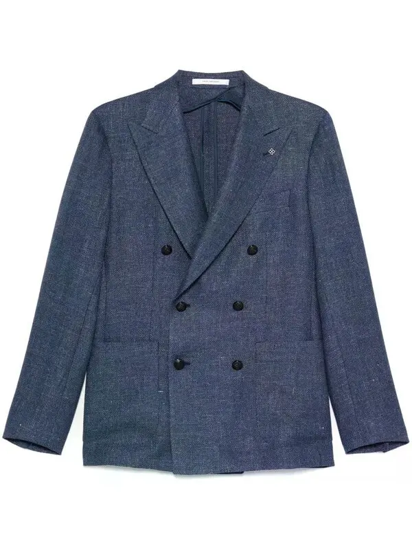 Tagliatore Double-breasted Blazer - Blue
