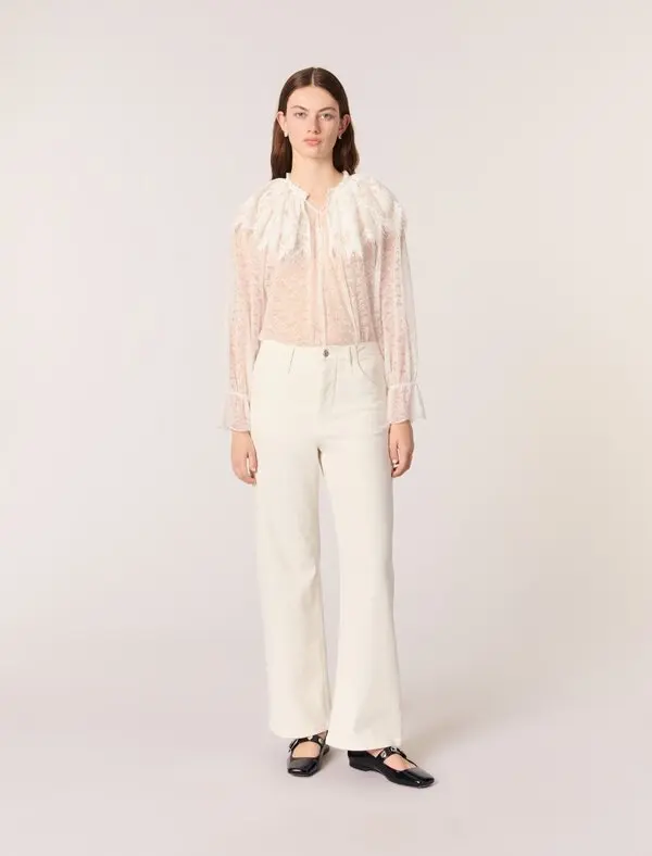 Maje Carpenter Cut Jeans