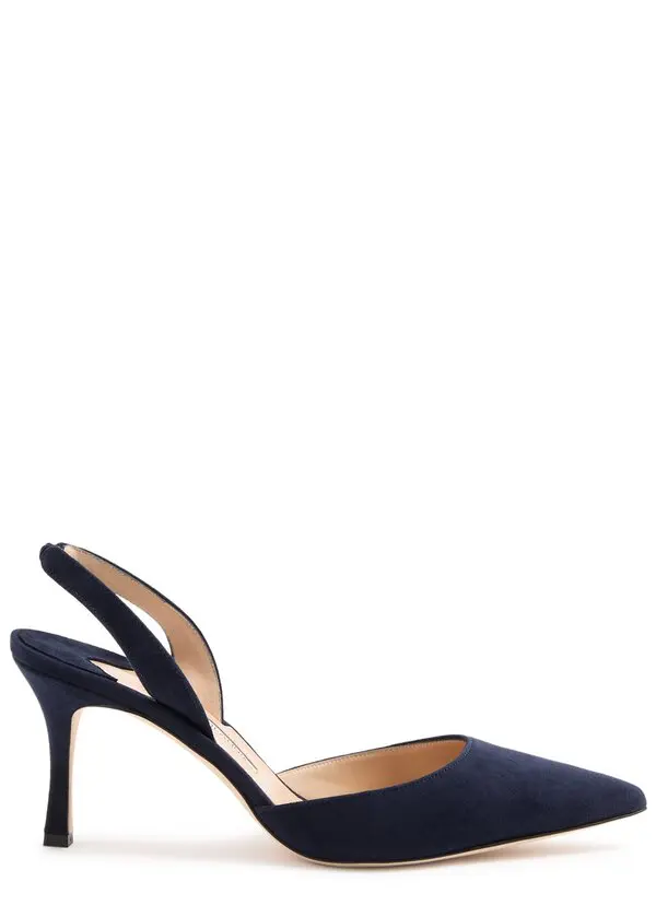 Manolo Blahnik Carolyne 70 Slingback Pumps