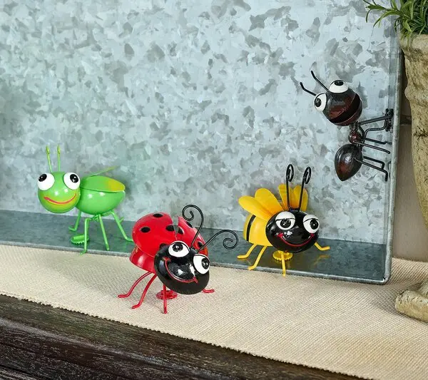 ULTIMATE INNOVATIONS BY THE DEPALMAS Ultimate Innovations Set Of 4 Magnetic Garden Bugs