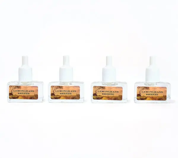 HOMEWORX BY SLATKIN + CO. S/4 Lemongrass Breeze Diffuser Oils