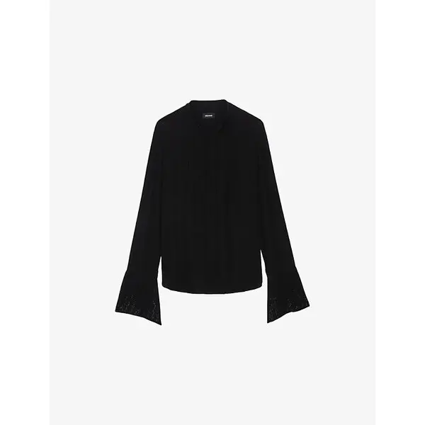 Zadig&Voltaire Taika Woven Blouse - Black