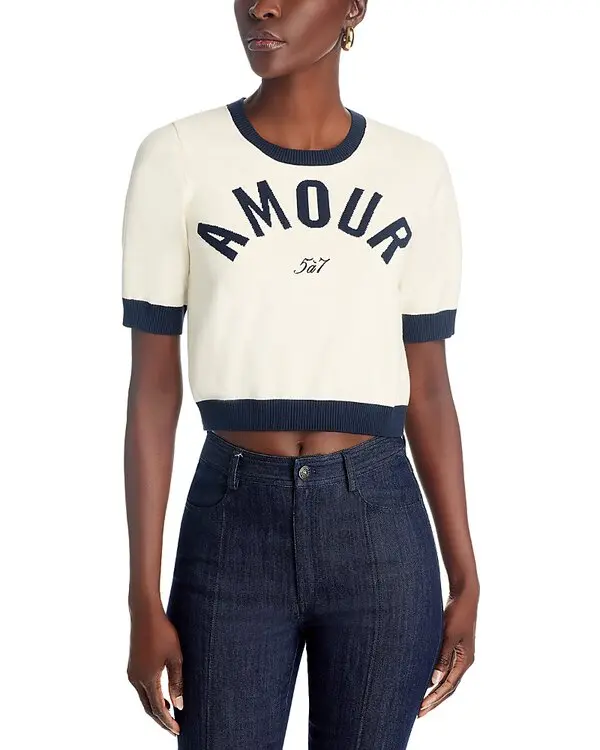 Cinq À Sept Baye Amour Graphic Sweater