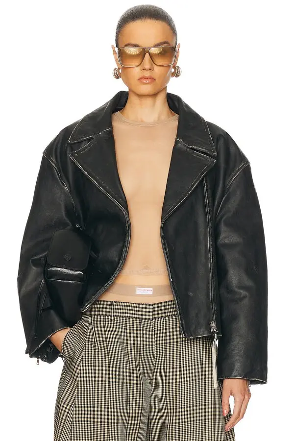 Acne Studios Lilket Leather Jacket