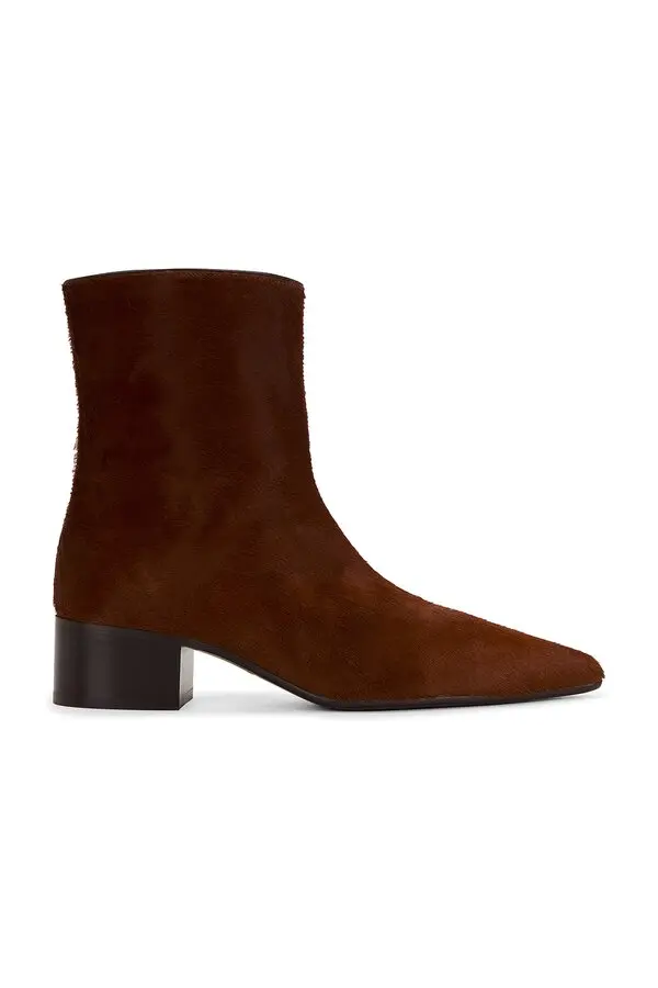 Khaite Andee Ankle Boots - Rust