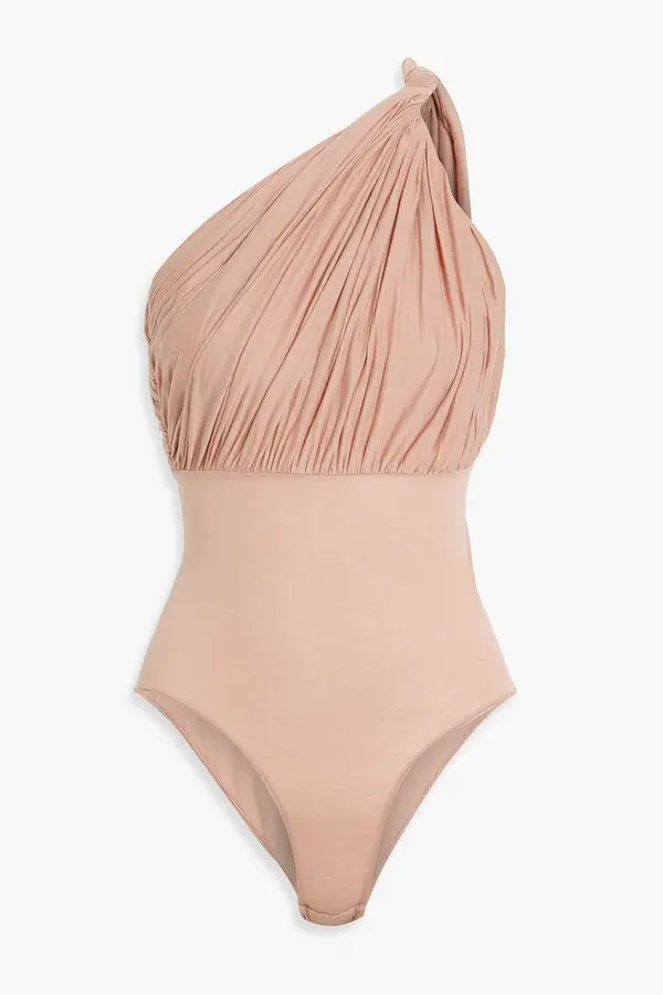 Rick Owens Lido One-shoulder Bodysuit - Blush