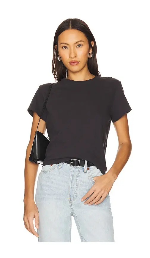 RE/DONE 1950s Boxy Tee - Washed Black