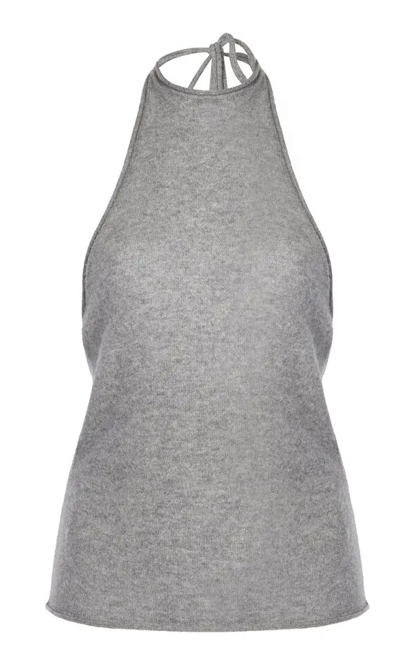 Christopher Esber Knitted Cashmere Halter Tank Top