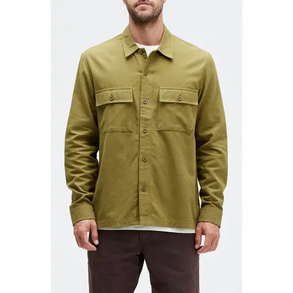 Stance Lowell Cotton Flannel Button-up Shirt
