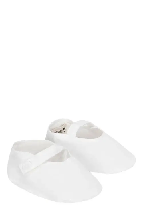 HOPE & HENRY Baby Linen Slipper Booties