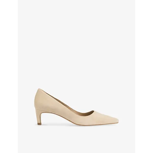 LK BENNETT Ava Suede Heeled Courts - Bei-trench