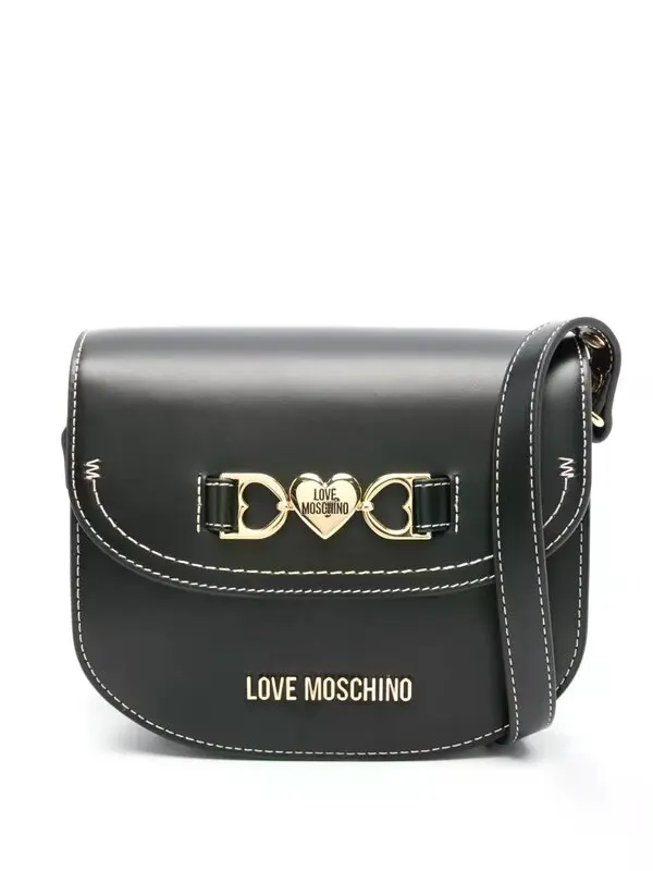 Moschino Love Chain Crossbody Bag - Black
