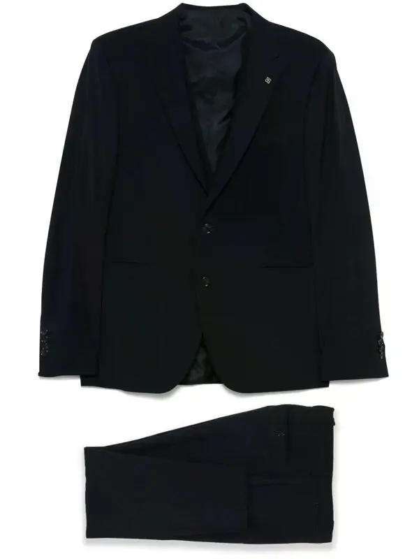 Tagliatore Virgin Wool Suit - Blue