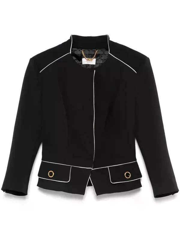 Elisabetta Franchi Scarf-detailed Jacket