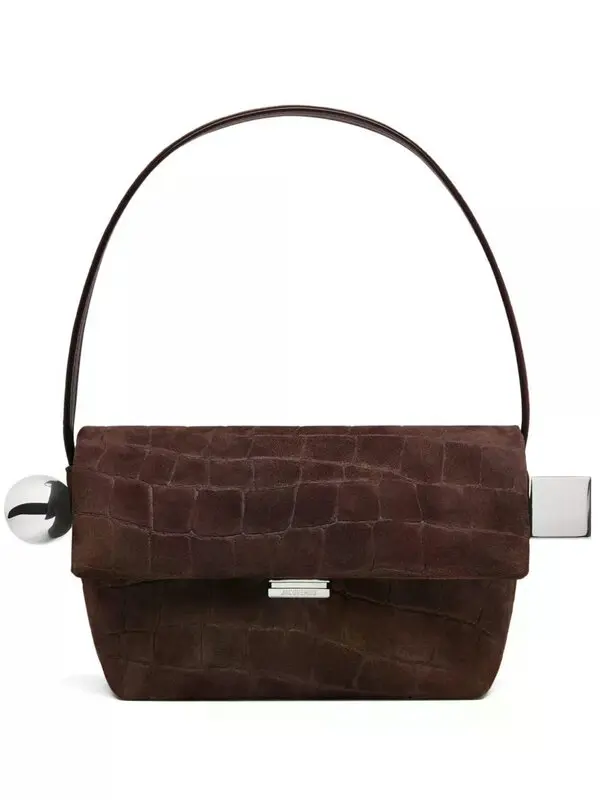 Jacquemus Le Rond Carre Shoulder Bag - Brown