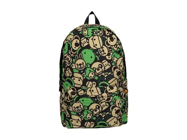 BAPE Baby Milo And Friends Backpack - Army Green