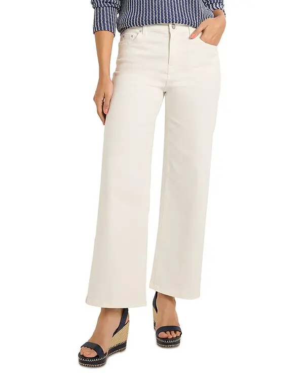 NIC+ZOE Forward Seam Weekend Jeans - Paper White