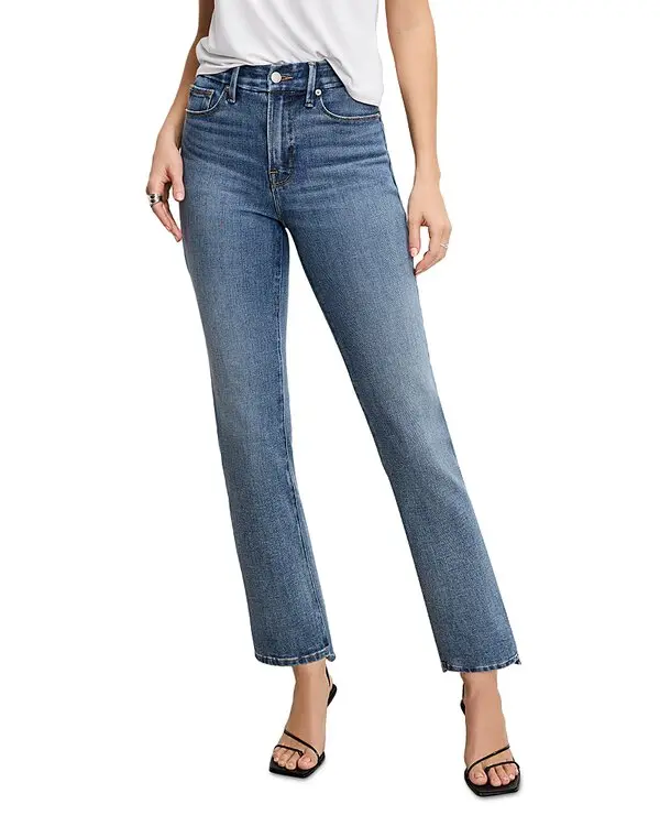 Good American Good Legs Straight Jeans