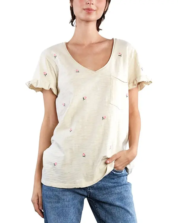 BILLY T Rosey Tee - Ice Latte