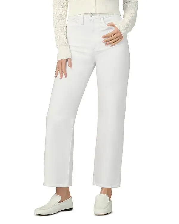 Joe's Jeans The Margot High-rise Cropped Straight Jeans - White