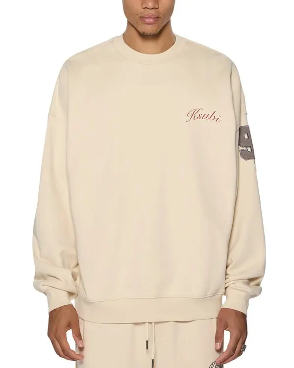 Ksubi Oversized Fit Crewneck Sweatshirt